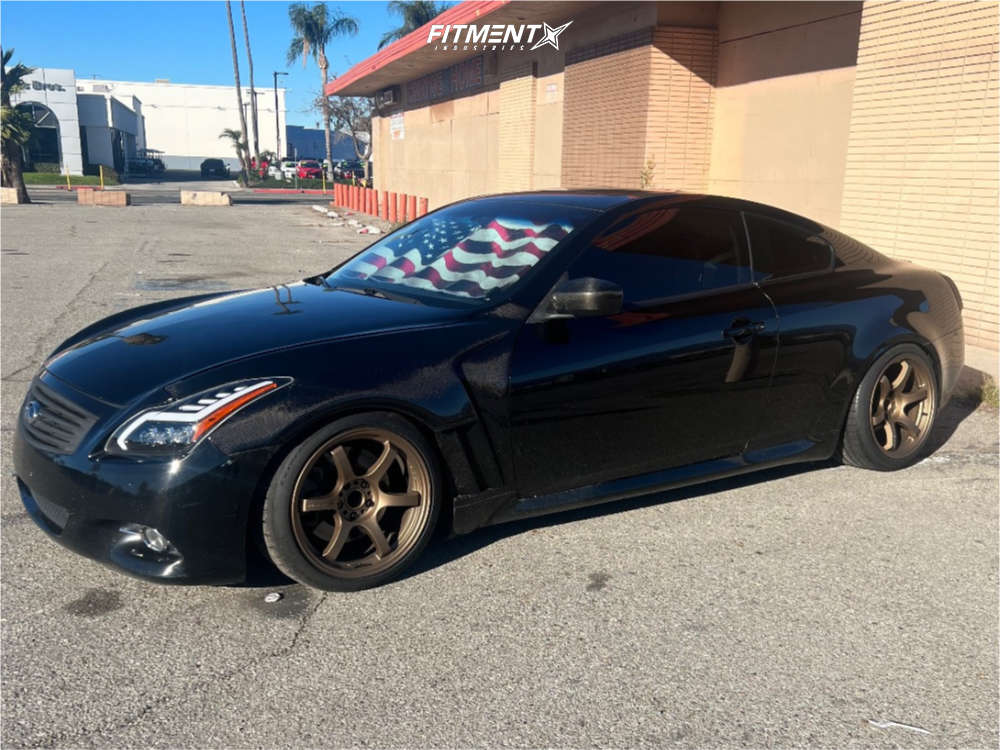 2013 INFINITI G37 Journey with 18x9.5 Gram Lights 57dr and Continental ...