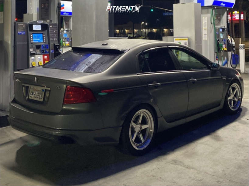 2006 Acura TL Base with 18x8.5 Aodhan Ds05 and BFGoodrich 235x45 on Coilovers | 2869239 ...