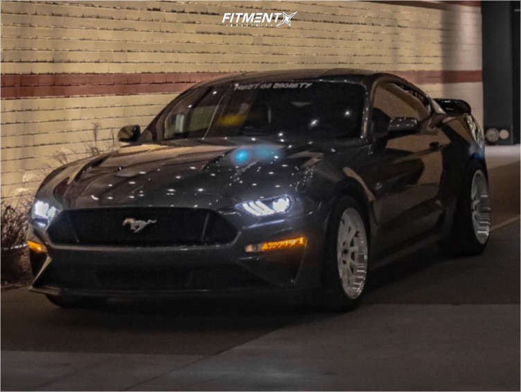 2018 Ford Mustang GT Premium with 18x9.5 ESR Cs12 and Mickey Thompson ...