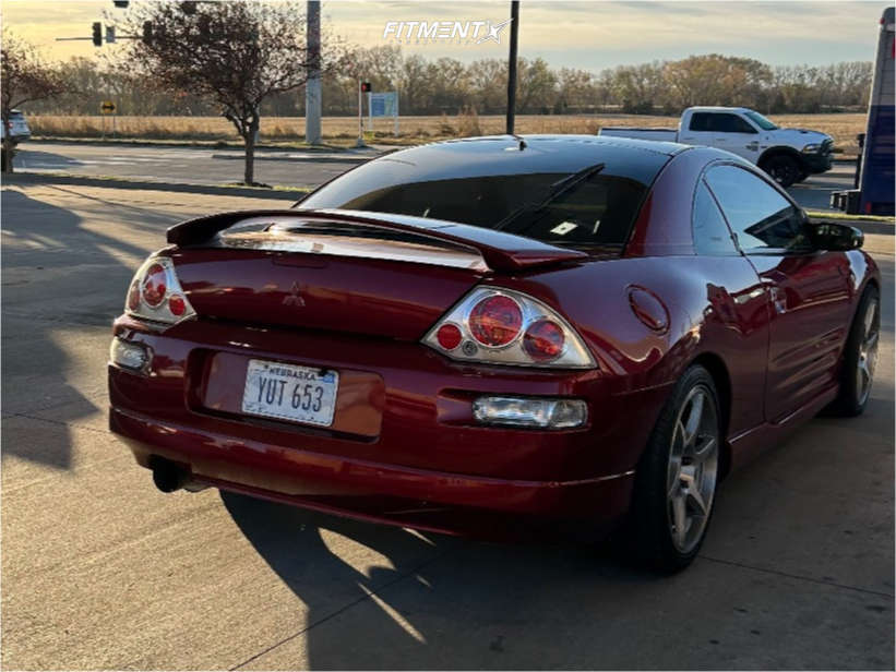 2000 Mitsubishi Eclipse GT with 18x8.5 Anovia Titan and Pirelli 225x40 ...