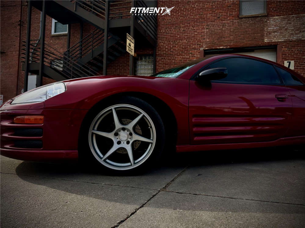 2000 Mitsubishi Eclipse GT with 18x8.5 Anovia Titan and Pirelli 225x40 ...