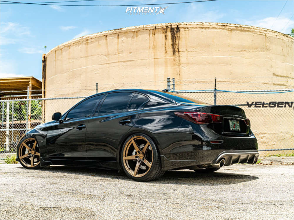 2021 INFINITI Q50 base with 20x9.5 Velgen Classic5 V2 and Hankook ...