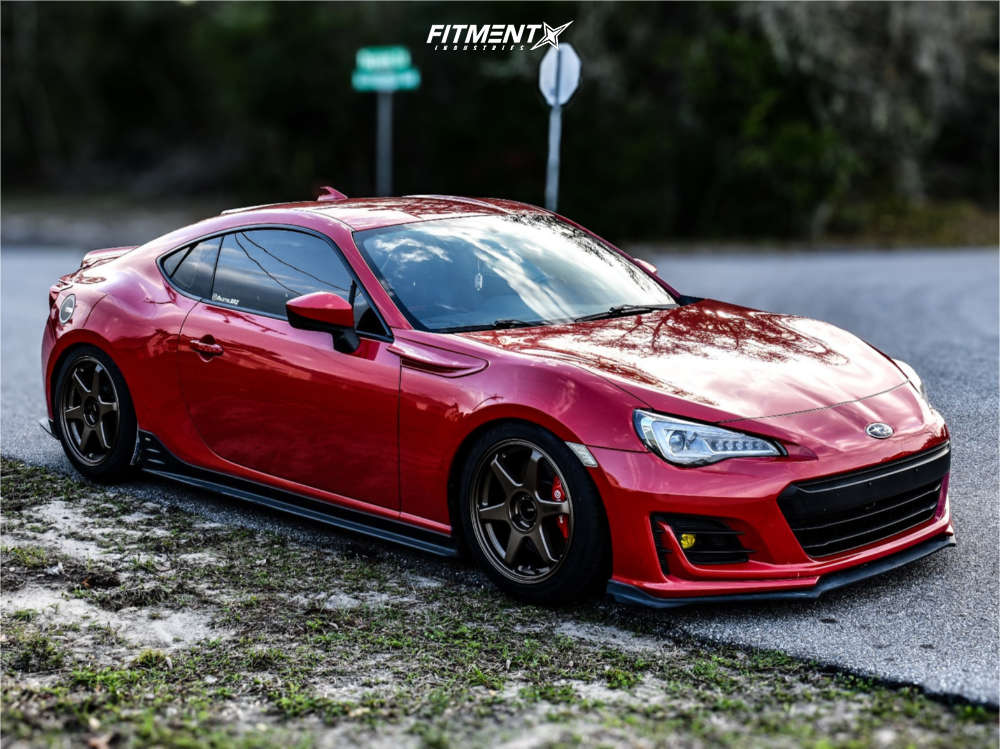 2019 Subaru BRZ Limited with 17x9 Enkei T6r and Toyo Tires 235x45 on ...