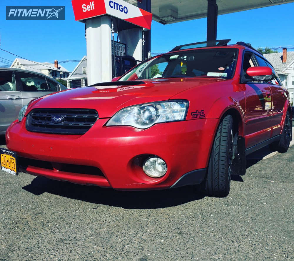2006 Subaru Legacy GT spec.B with 18x8.5 Enkei Raijin and Hankook ...