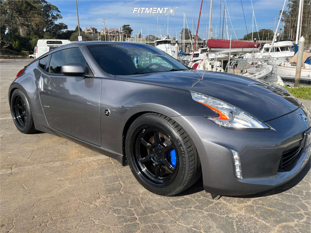2015 Nissan 370Z Base with 18x9.5 Kansei Roku and Michelin 265x40 on ...