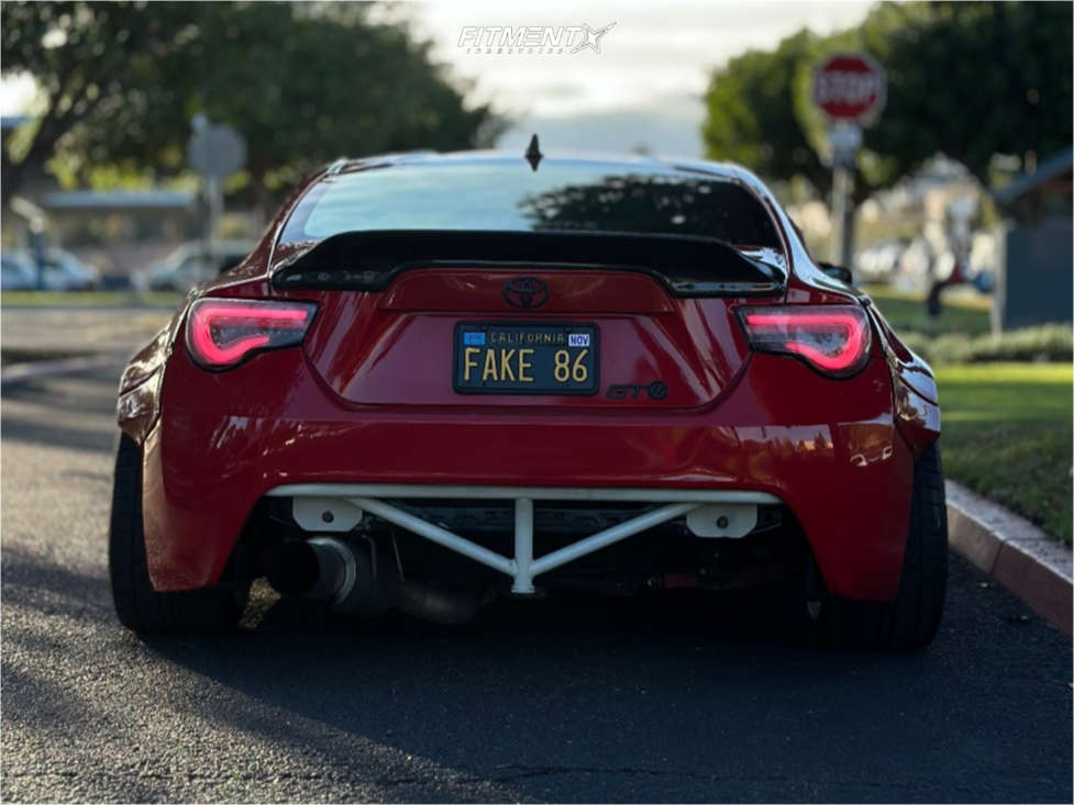 2013 Scion FR-S Base with 18x9.5 ESR Rf15 and Yokohama 255x35 on ...