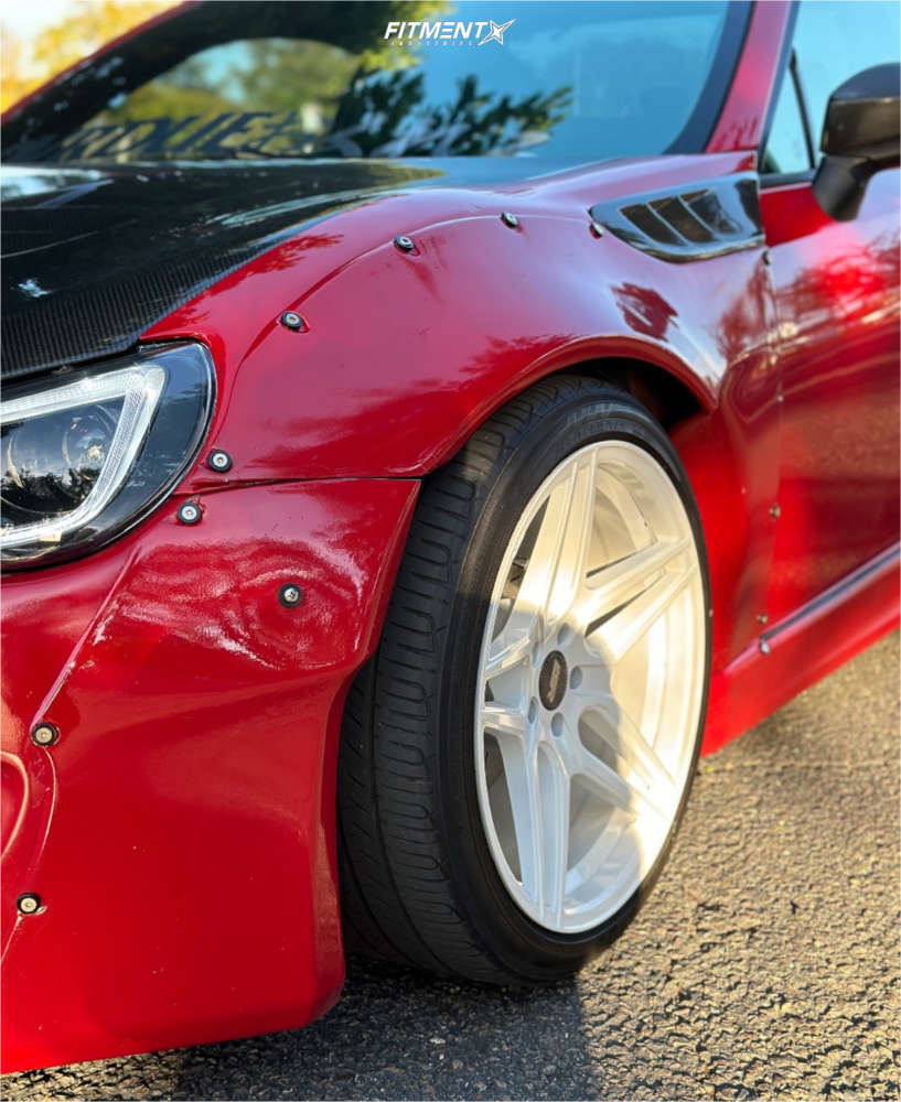 2013 Scion FR-S Base with 18x9.5 ESR Rf15 and Yokohama 255x35 on ...