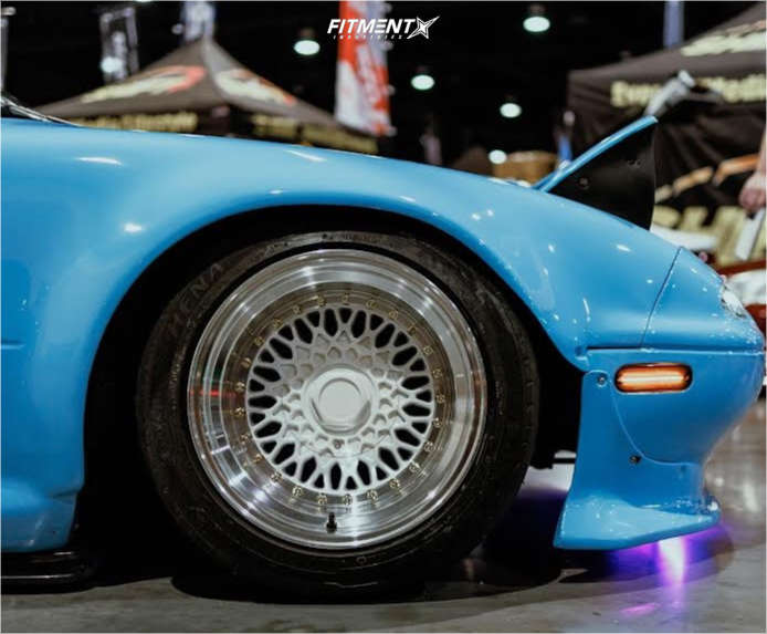 1993 Mazda Miata Base with 15x9 ESM 002R and Toyo Tires 195x45 on Air ...