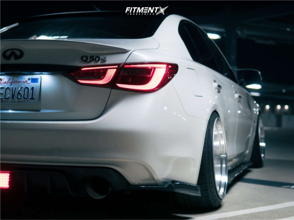 2018 INFINITI Q50 Sport with 19x11 Aodhan Ah02 and Toyo Tires 245x35 on ...