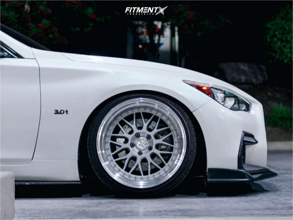 2018 INFINITI Q50 Sport with 19x11 Aodhan Ah02 and Toyo Tires 245x35 on ...