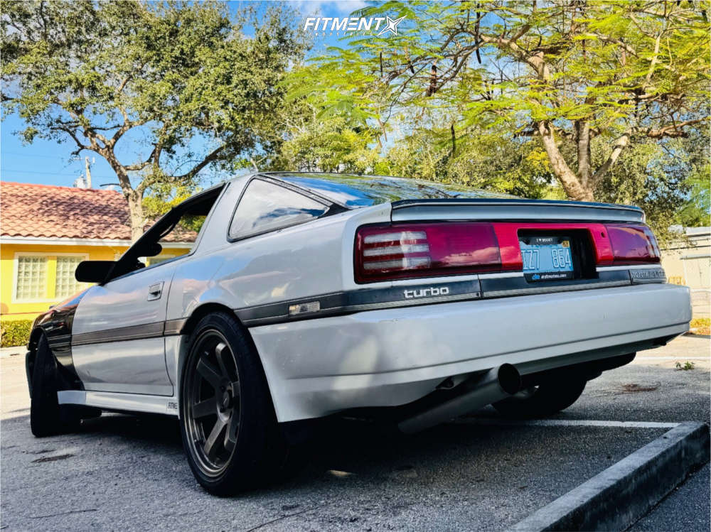 1989 Toyota Supra Turbo with 18x8.5 AVID1 Av6 and Vercelli 245x35 on ...