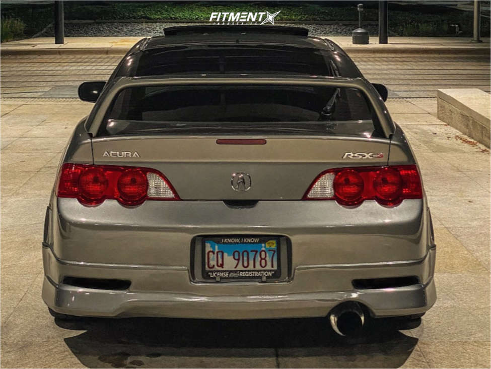 2003 Acura RSX Type-S with 17x8 Vors Tr4 and Falken 215x35 on Coilovers ...