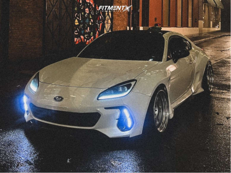 2022 Subaru BRZ Limited with 18x10.5 Work Meister L1 3P and Vercelli 265x35 on Coilovers ...