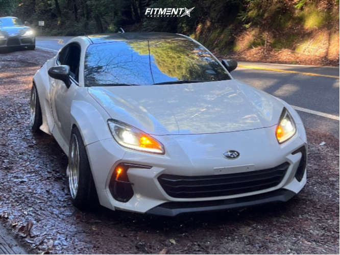 2022 Subaru BRZ Limited with 18x10.5 Work Meister L1 3P and Vercelli ...