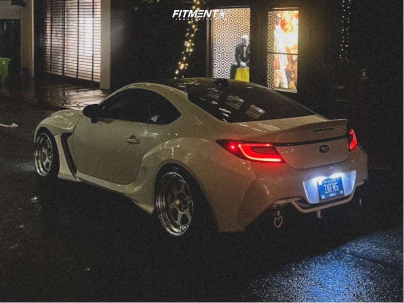 2022 Subaru BRZ Limited with 18x10.5 Work Meister L1 3P and Vercelli ...