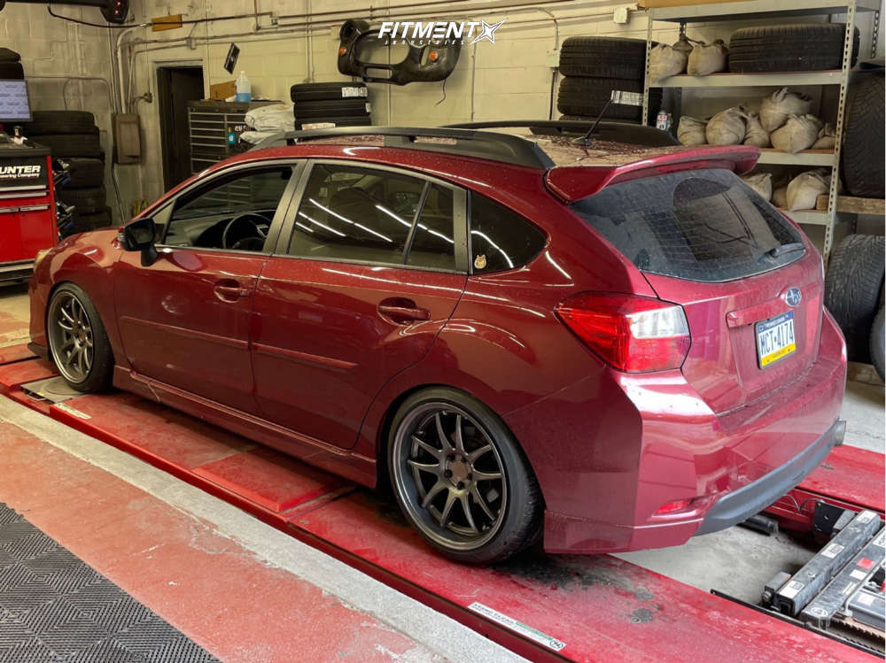 2016 Subaru Impreza Sport Premium with 18x9.5 Aodhan Ds02 and Falken ...