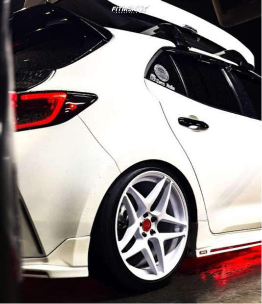 2022 Toyota Corolla SE Nightshade with 18x9.5 Kansei Astro and Nitto ...