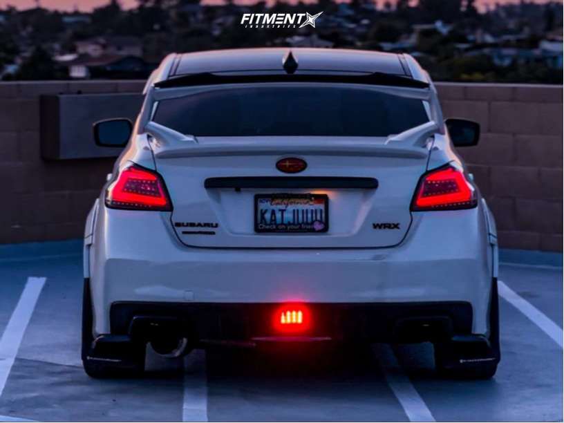 2020 Subaru WRX Base with 18x9.5 Volk Te37 Saga and Continental 265x40 ...