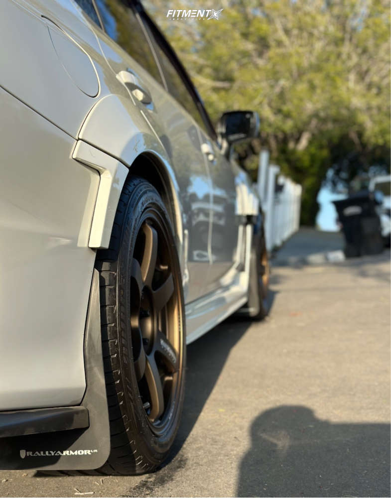 2020 Subaru WRX Base with 18x9.5 Volk Te37 Saga and Continental 265x40 ...