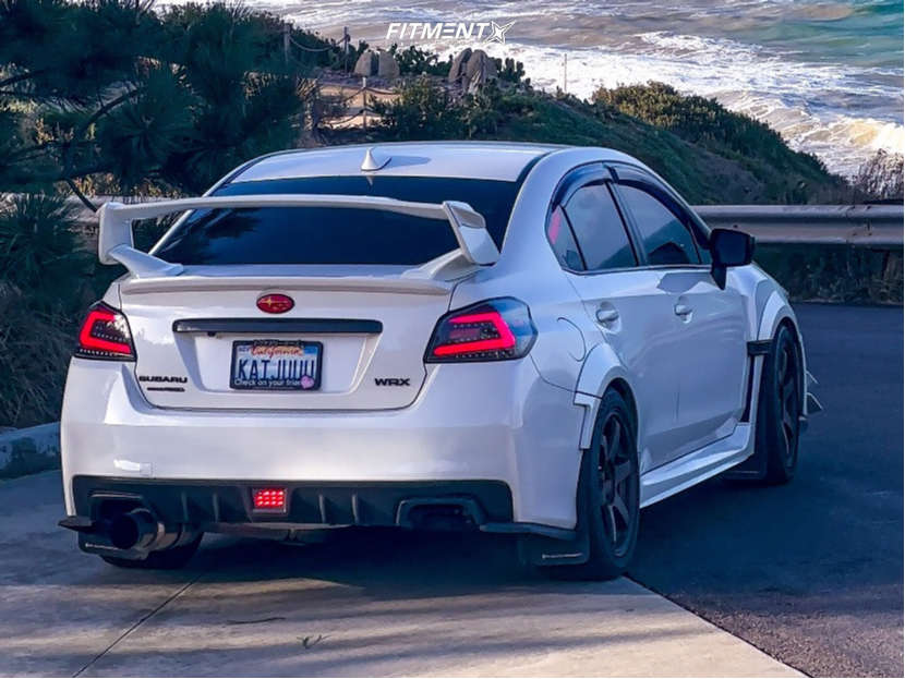 2020 Subaru WRX Base with 18x9.5 Volk Te37 Saga and Continental 265x40 ...