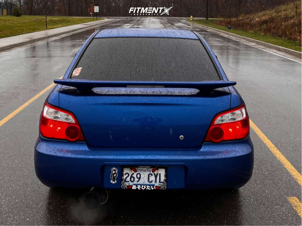 2004 Subaru Impreza WRX with 18x8.5 Vors Tr4 and Continental 225x45 on ...