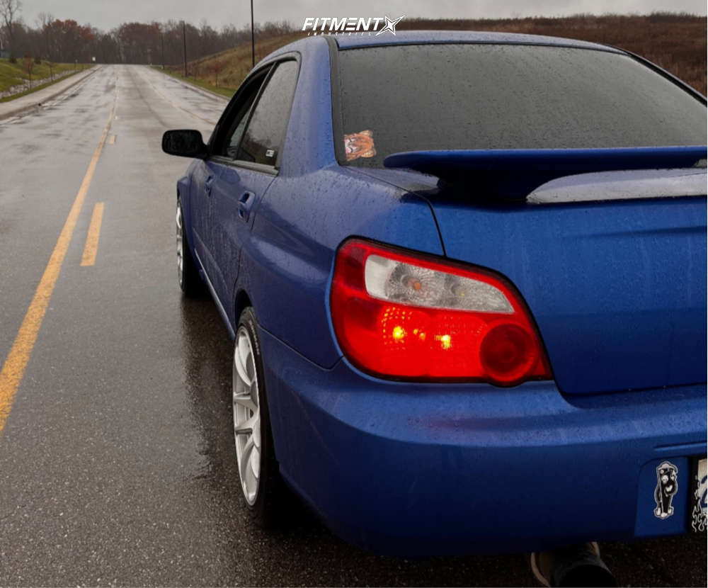 2004 Subaru Impreza WRX with 18x8.5 Vors Tr4 and Continental 225x45 on ...