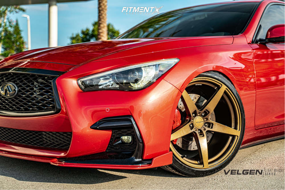 2020 INFINITI Q50 Sport with 20x9.5 Velgen Classic5 V2 and Hankook ...