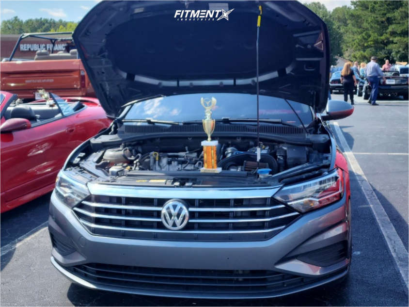 2019 Volkswagen Jetta S with 18x8.5 ESR Cs15 and Bridgestone 245x45 on ...