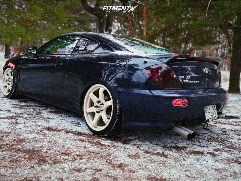 2005 Hyundai Tiburon GT with 18x8 Disla Angel JDM and Pirelli 205x40 on ...