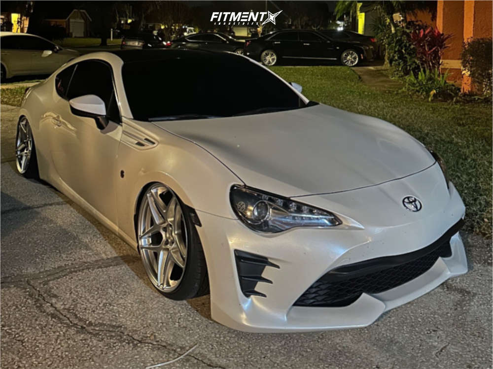 2017 Toyota 86 Base with 18x9.5 Kansei Astro and Lexani 215x35 on Air ...
