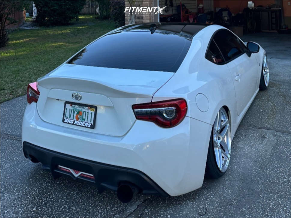 2017 Toyota 86 Base with 18x9.5 Kansei Astro and Lexani 215x35 on Air ...