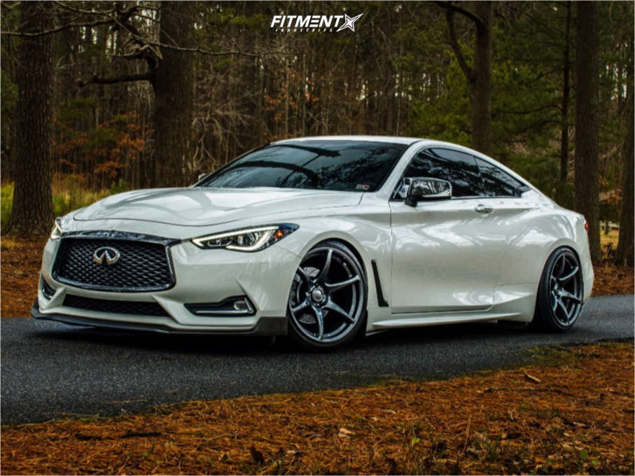 2017 INFINITI Q60 Premium with 19x10.5 Kansei Tandem and Michelin ...
