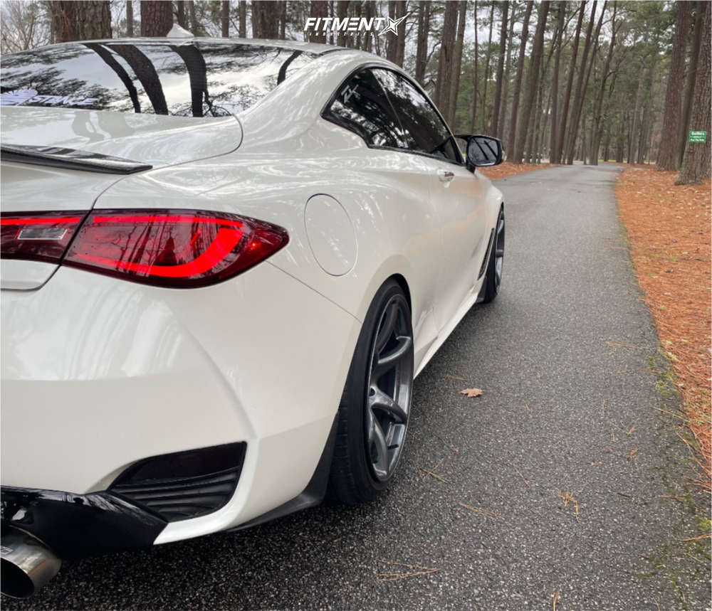 2017 INFINITI Q60 Premium with 19x10.5 Kansei Tandem and Michelin ...