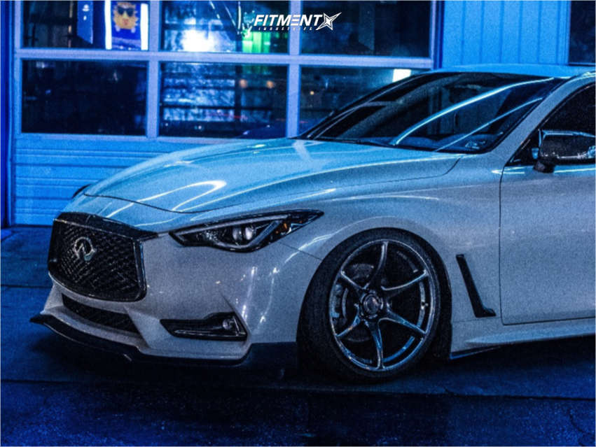 2017 INFINITI Q60 Premium with 19x10.5 Kansei Tandem and Michelin ...
