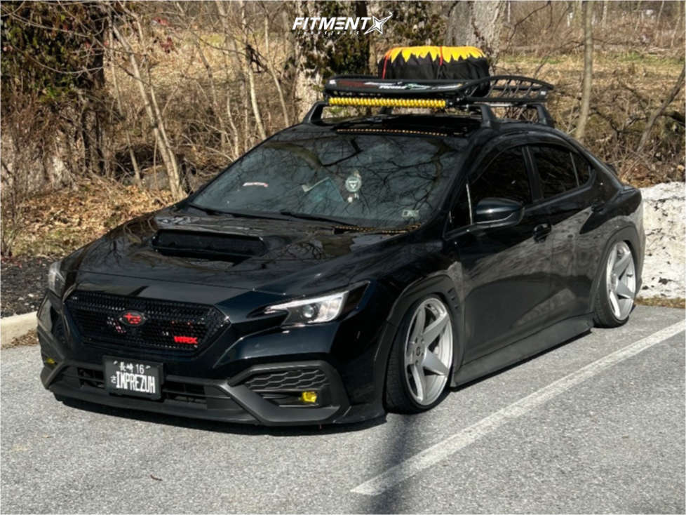 2022 Subaru WRX Base with 18x9.5 Heritage Imola Monoc and Lexani 215x35 ...