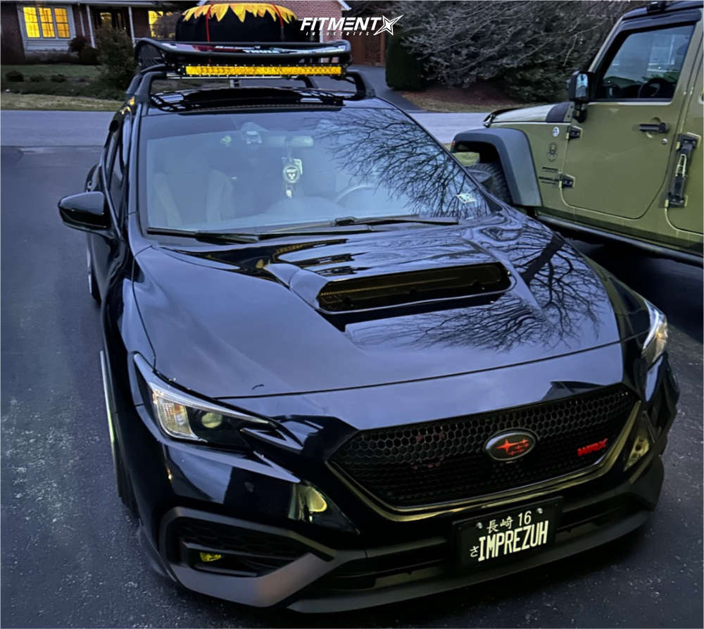 2022 Subaru WRX Base with 18x9.5 Heritage Imola Monoc and Lexani 215x35 ...