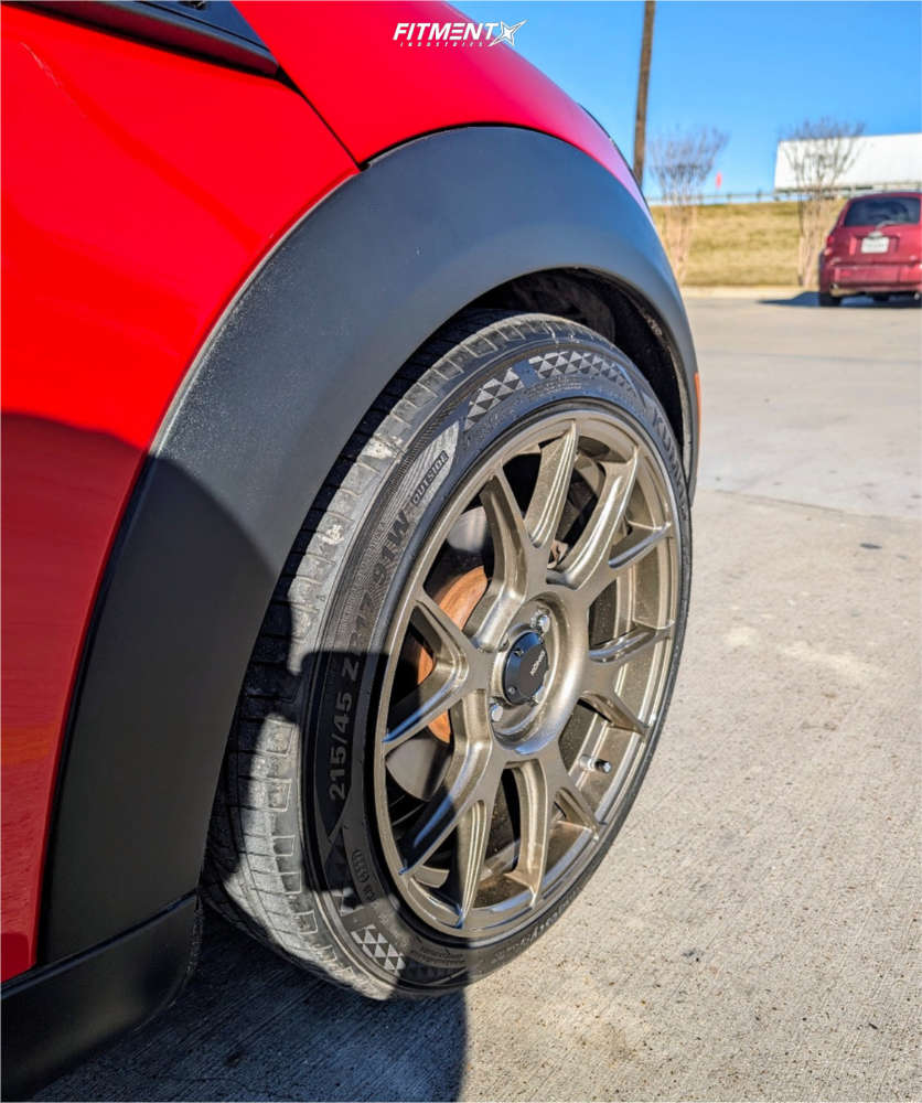 2012 Mini Cooper S with 17x8 Konig Ampliform and Kumho 215x45 on Stock ...