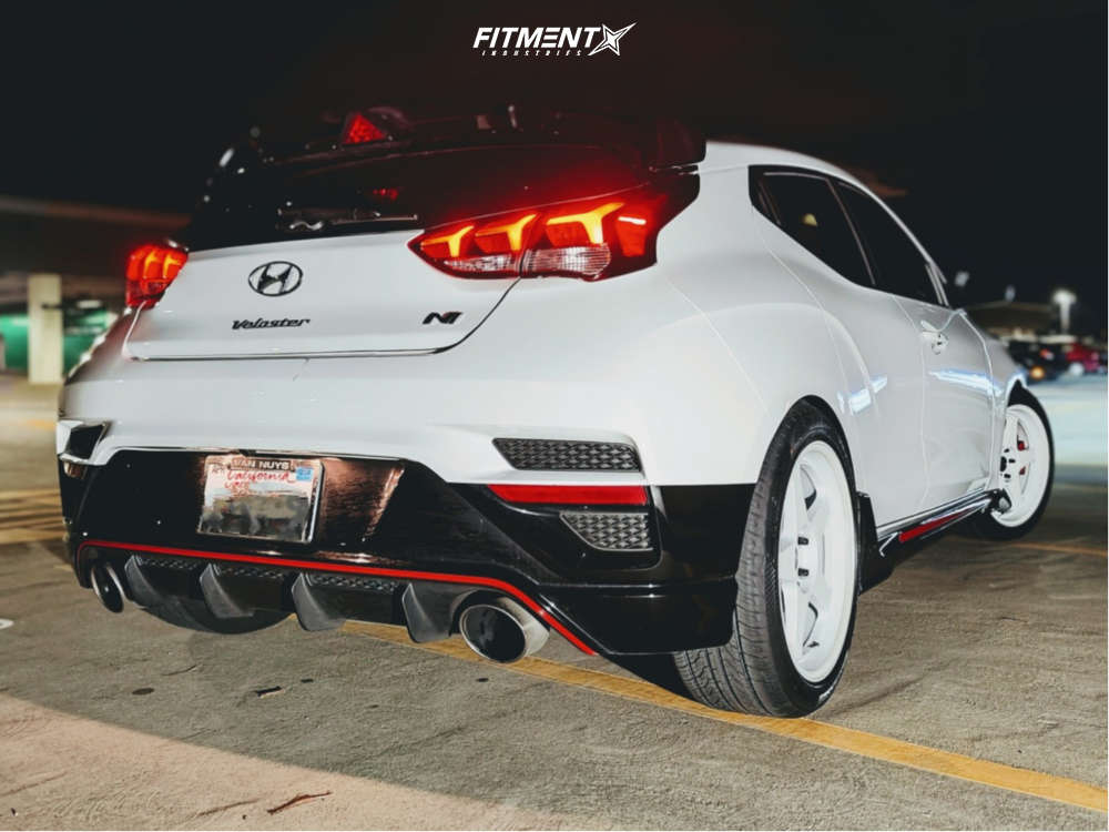 2021 Hyundai Veloster N Base with 18x8.5 AVID1 Av42 and Vercelli 235x45 ...