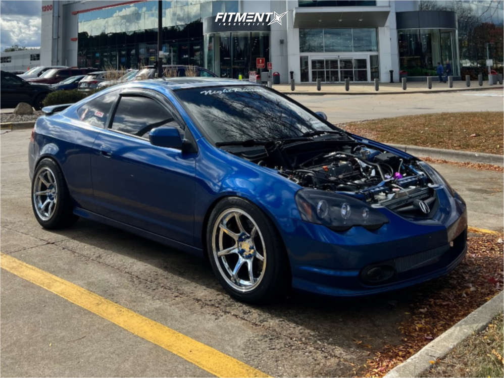 2004 Acura RSX Type-S with 17x9 Anovia Kano and Nitto 245x45 on Coilovers | 2890182 | Fitment ...