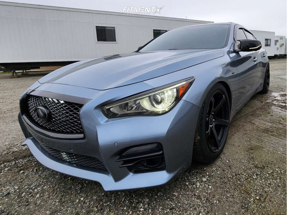 2015 INFINITI Q50 Hybrid Sport with 18x9.5 Enkei Kojin and Continental ...