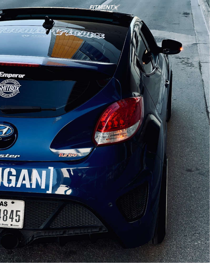 2016 Hyundai Veloster Turbo with 18x9.5 JNC Jnc014 and Kumho 235x40 on ...