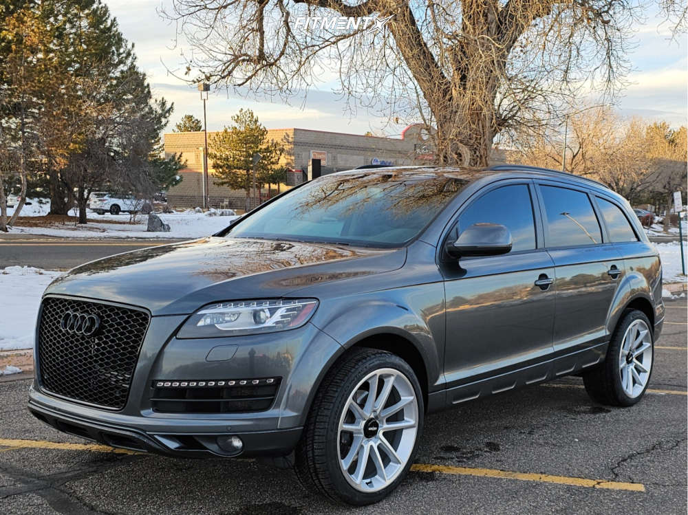 2015 Audi Q7 Premium Plus with 22x10 Rotiform Btl and Continental ...