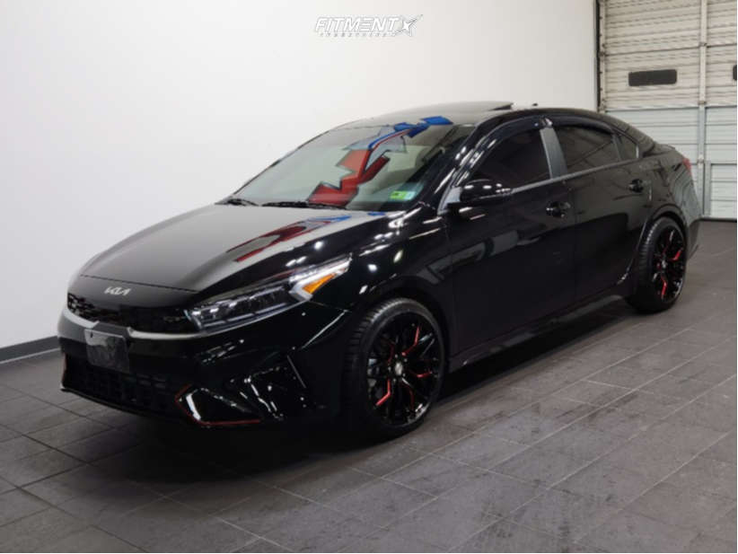 2024 Kia Forte GT with 18x8 Shift Spring and Michelin 225x40 on Stock ...