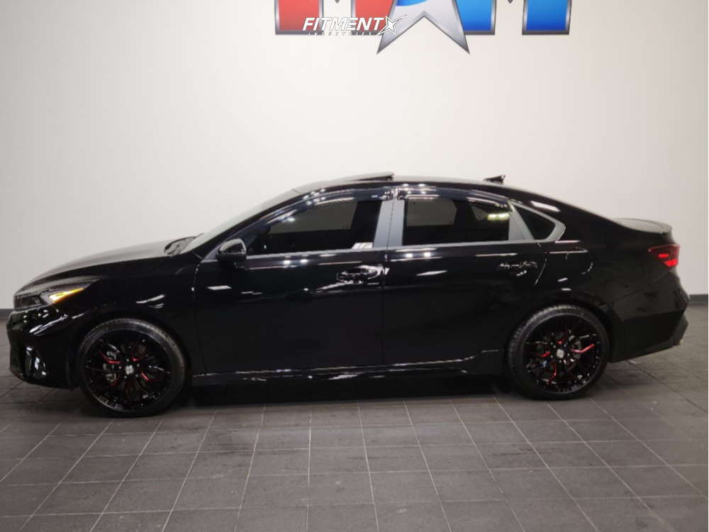 2024 Kia Forte GT with 18x8 Shift Spring and Michelin 225x40 on Stock ...