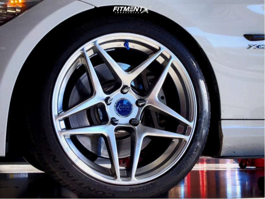 2010 BMW 335i XDrive Base with 18x9.5 Kansei Astro and Continental ...