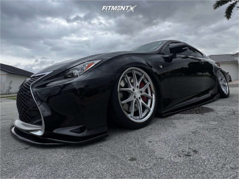 2017 Lexus RC200t F Sport with 19x8.5 Ferrada Fr2 and Toyo Tires 235x35 ...