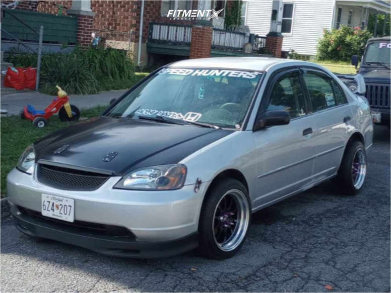 2001 Honda Civic LX with 16x8 MST Mt11 and Toyo Tires 205x40 on ...