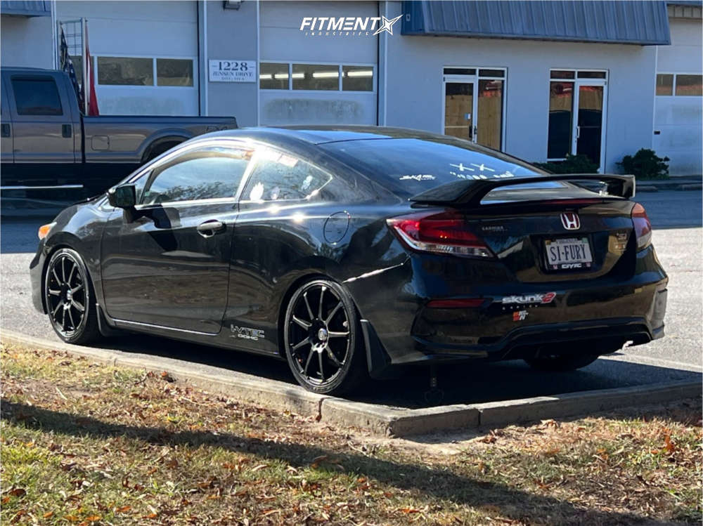 2015 Honda Civic Si with 18x7.5 Enkei Edr9 and Lexani 225x40 on ...