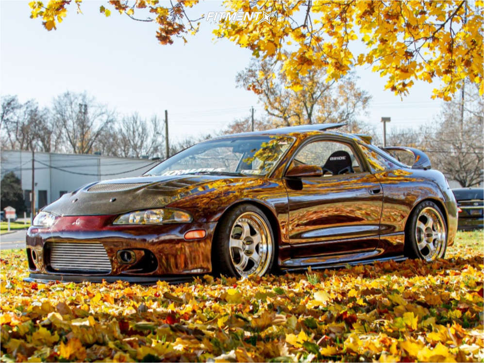 1998 Mitsubishi Eclipse GST with 18x9 Work Meister S1 3p and BFGoodrich ...