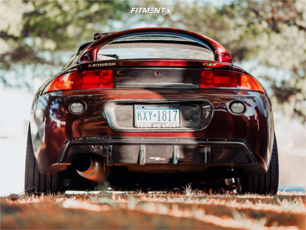 1998 Mitsubishi Eclipse GST with 18x9 Work Meister S1 3p and BFGoodrich ...